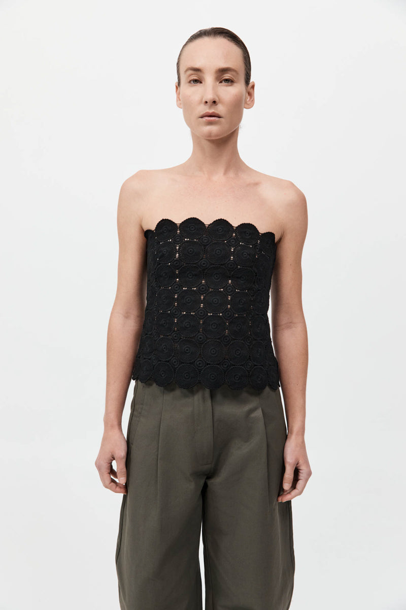 St. Agni | Doily Top - Black