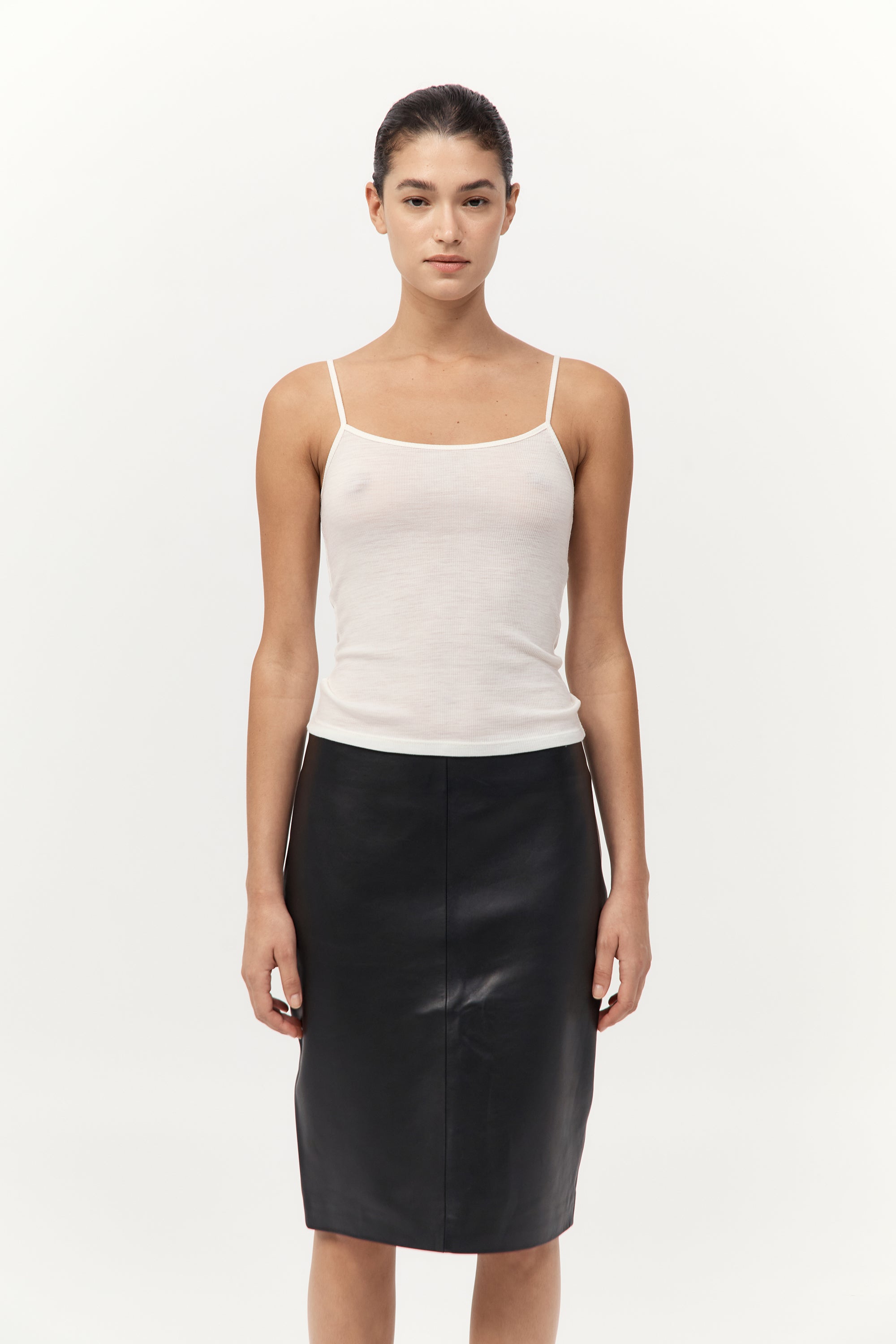 St. Agni | Baby Wool Cami - Off White