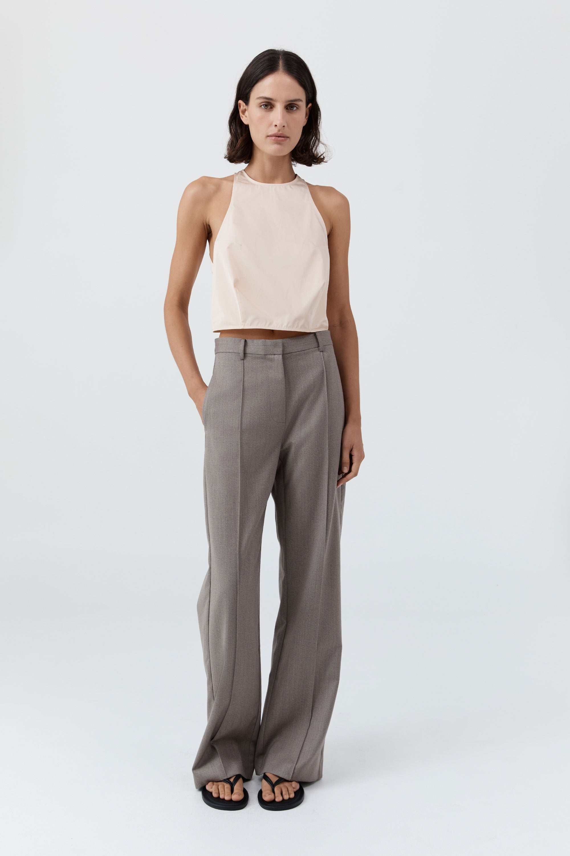 St. Agni | Oupa Pintuck Pants - Doe